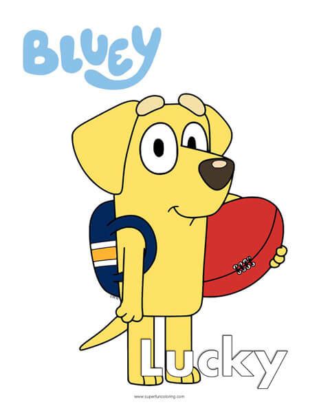 Bluey Coloring Pages Super Fun Coloring