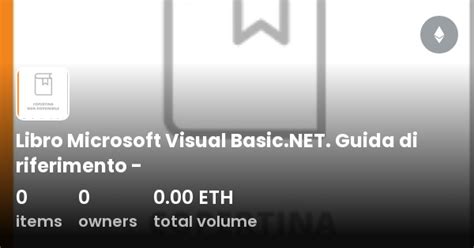 Libro Microsoft Visual Basic NET Guida Di Riferimento Collection