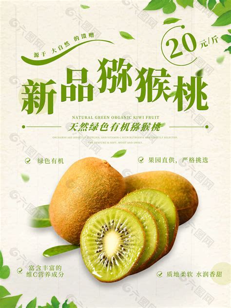 猕猴桃海报设计图平面广告素材免费下载 图片编号 9404721 六图网