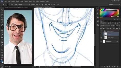 3 Continuing our sketch تابع رسم الأسكتش YouTube