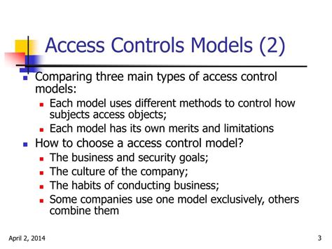 ppt chapter 4 access control part b powerpoint presentation free download id 637767