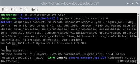 树莓派5 yolov5运行、python环境配置、torch下载 树莓派下载torch csdn博客