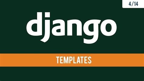 Django 2 1 Rendering HTML Files Using Templates 4 14 YouTube