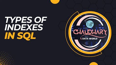 Advance Type Of Indexes In SQL YouTube