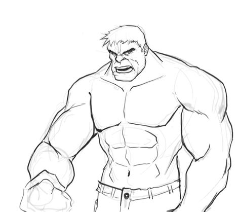 How To Draw Hulk Drawing Superheroes Marvel Drawings Comic Drawing
