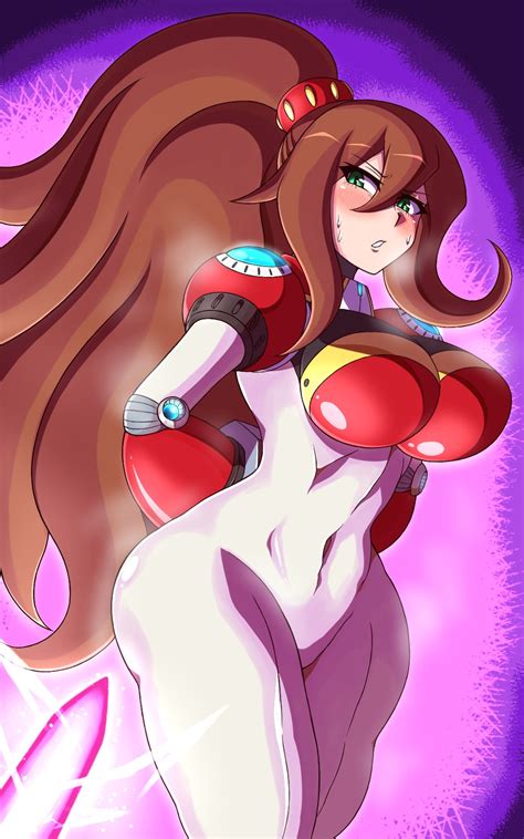 Rule 34 Iris Mega Man Iris Another Mega Man Large Breasts Mega Man Mega Man X Dive