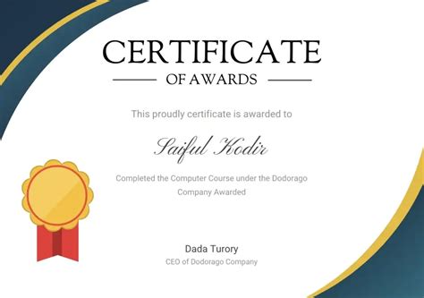 How To Create A Course Certificate With 18 8 Free Templates