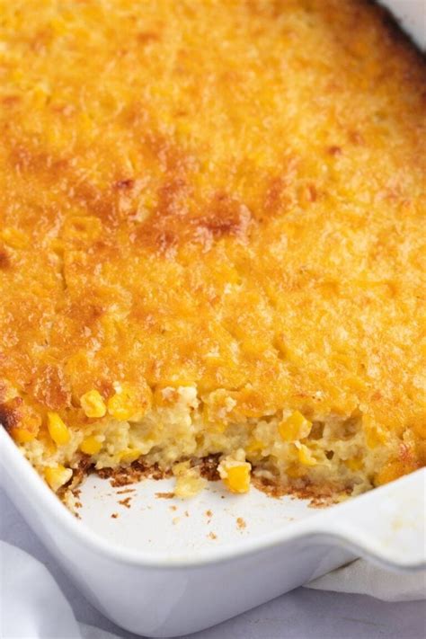 Creamy Corn Pudding Recipe Insanely Good