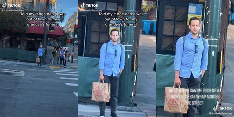 Tiktoker Caught Lying To Hinge Date About Grandpas Funeral