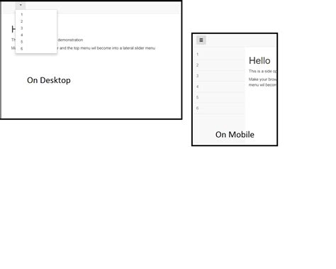 javascript dropdown menu on sidebar stack overflow