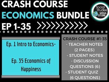 Crash Course Economics Bundle Crash Course Economics Learn