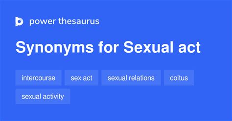 Sexual Act Synonyms 268 Words And Phrases For Sexual Act
