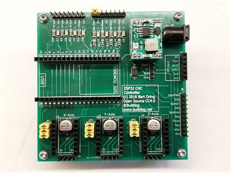 esp32 based grbl cnc control board hardware development v1 vrogue