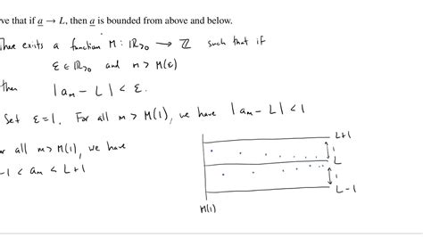 proof that convergent sequences are bounded youtube