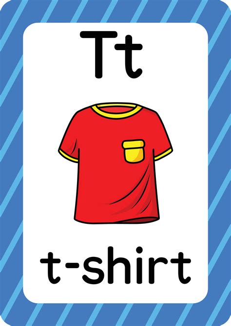 Vector De Camiseta Aislado Sobre Fondo Blanco Letra T Tarjeta Flash