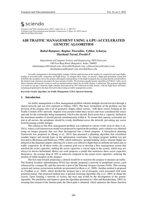 pdf air traffic management using a gpu accelerated genetic algorithm
