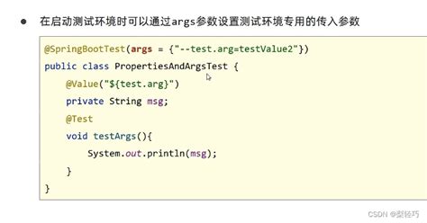 springboot临时属性properties、args springboottest中args和properties的优先级 csdn博客