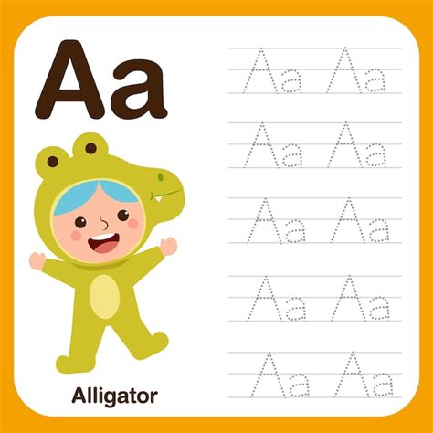 Hoja De Trabajo Preescolar Para Practicar La Motricidad Fina Con Mayúsculas Y Letras De