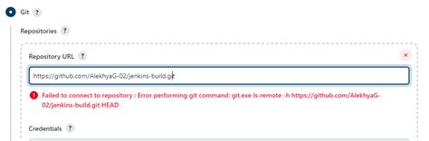 Why Is Jenkins Not Connecting To The Github Repository Stack Overflow