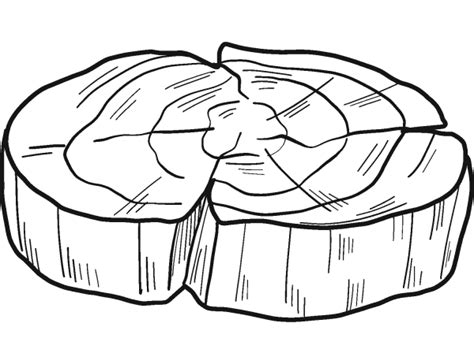 Tree Trunk Coloring Page ColouringPages