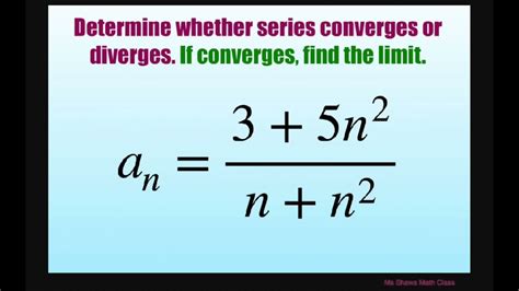 determine whether sequence converges or diverges if converges find