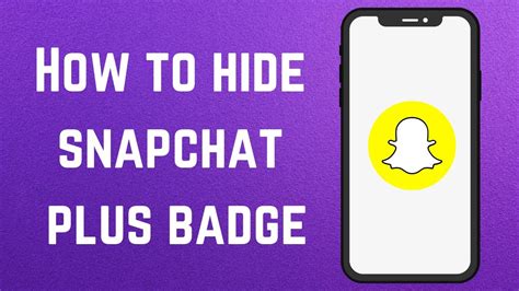 How To Hide Snapchat Plus Badge 2024 YouTube