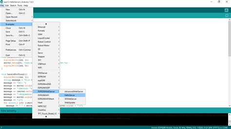 Arduino Er Simple Web Server Example Of Standalone Esp8266esp 12 Wifi Module