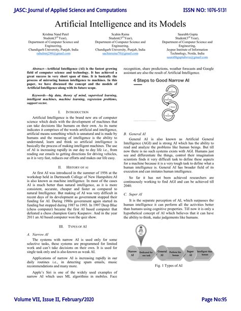pdf artificial intelligence and its models