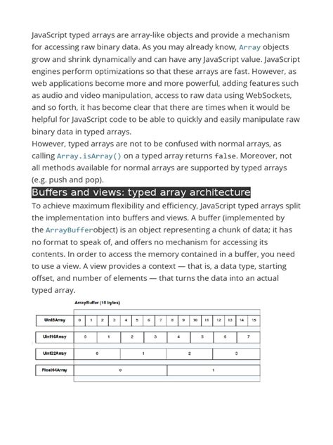 js typed arrays pdf data type integer computer science