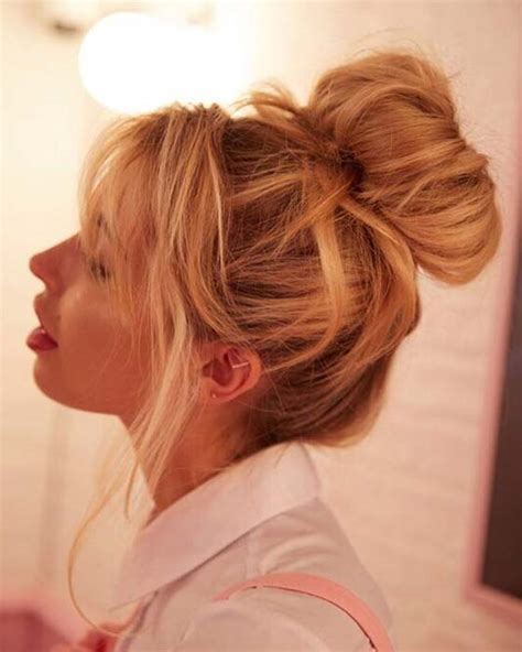 21 Cute And Easy Messy Bun Hairstyles StayGlam