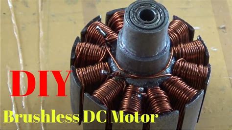 DIY Brushless DC Motor 6 Poles Stator And 4 Poles Rotor YouTube