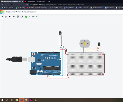 Temperature Controlled Dc Motor Arduino Tinkercad 4 Steps Instructables