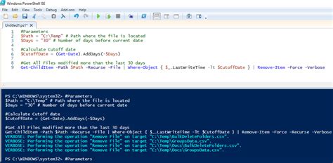 delete all files older than x days using powershell sharepoint diary