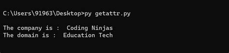 Getattr Function In Python Coding Ninjas