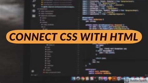 how to connect css with html html tutorial css tutorial youtube