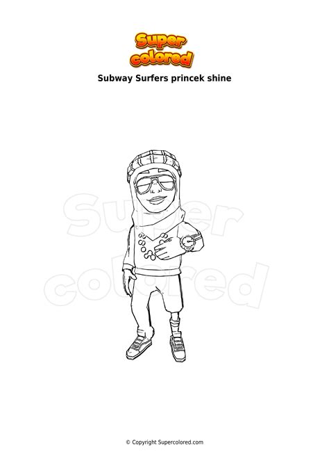 Coloring Page Subway Surfers Mina Supercolored 49956 The Best Porn Website