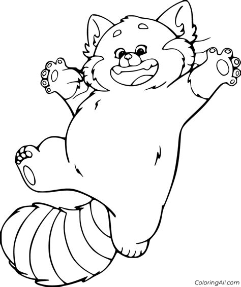 6 Free Printable Turning Red Coloring Pages Easy To Print From Any Device And Automatically Fit
