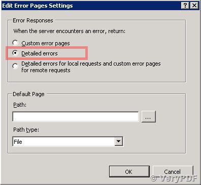 IIS7 HOW TO Enable The Detailed Error Messages For The Website While