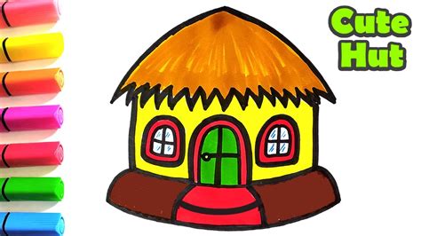 How To Draw A Hut