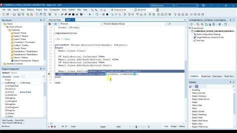 4 4 combobox listbox radiobutton bİleŞenlerİ youtube