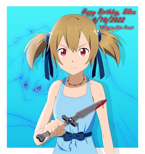 Happy Birthday Silica Ayano Keiko By Nobody Thedemon On Deviantart