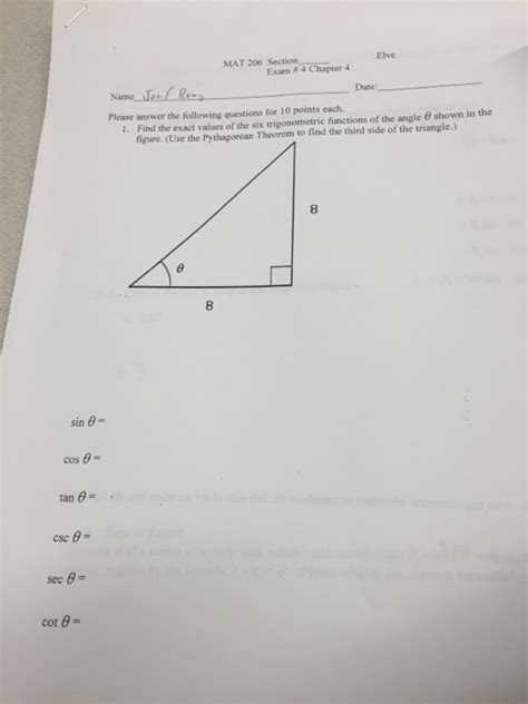 how to find the six trigonometric functions of an angle images and photos finder