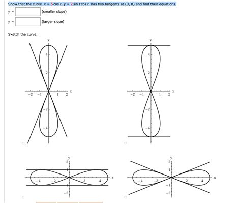 solved show that the curve x 5cos t y 2sin tcos t