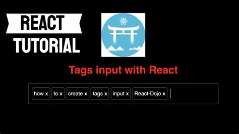 How To Create Tags Input In React YouTube