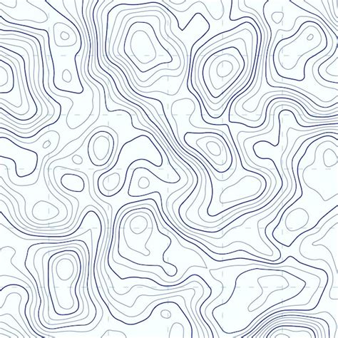 Premium Vector Topographic Contour Map On White Background Vector