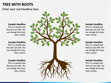 Tree With Roots PowerPoint And Google Slides Template PPT Slides