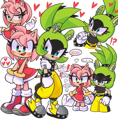 5926 Safe Artistheartludwig Amy Rose Surge The Tenrec Hedgehog Tenrec Amys