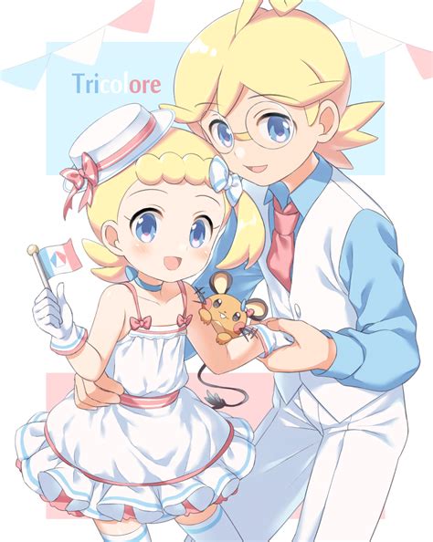 Dedenne Clemont And Bonnie Pokemon And 2 More Drawn By Porocha