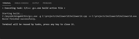 Get Started With C And Mingw W In Visual Studio Code