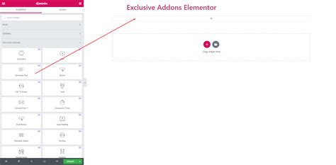 how to configure and style animated text widget with elementor exclusive addons